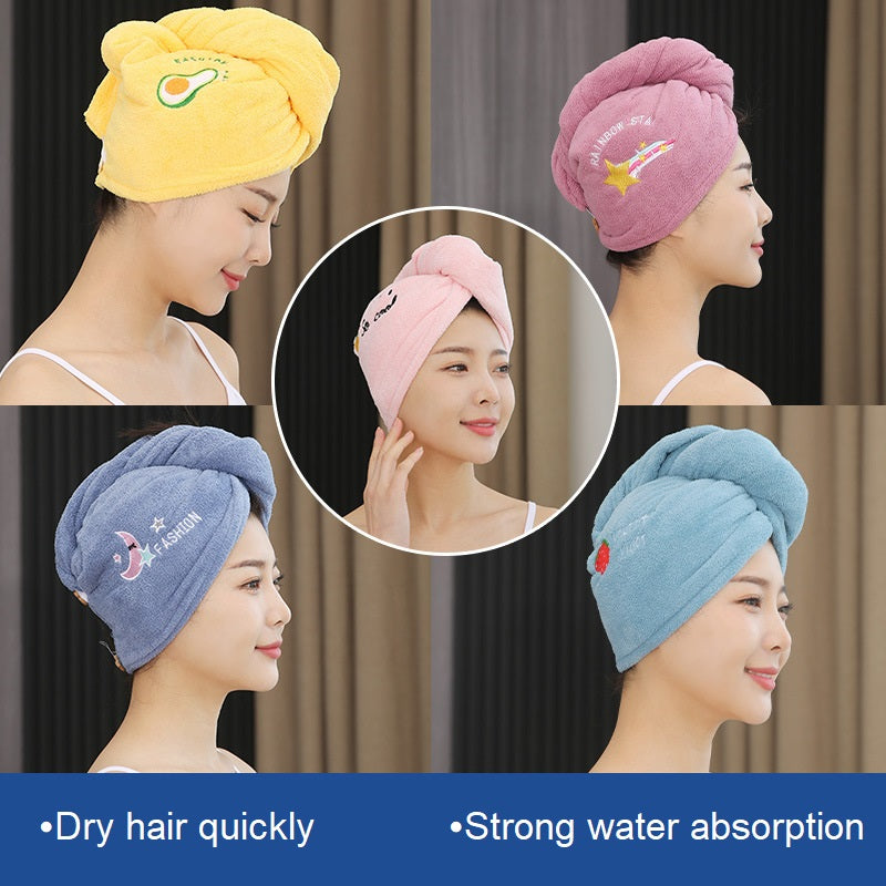 Magic Shower Cap- 4 Color Combo